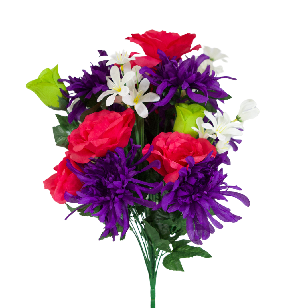 AF7805 Rose/Mum/Rose Bud X 24 - R – Leggs Manufacturing