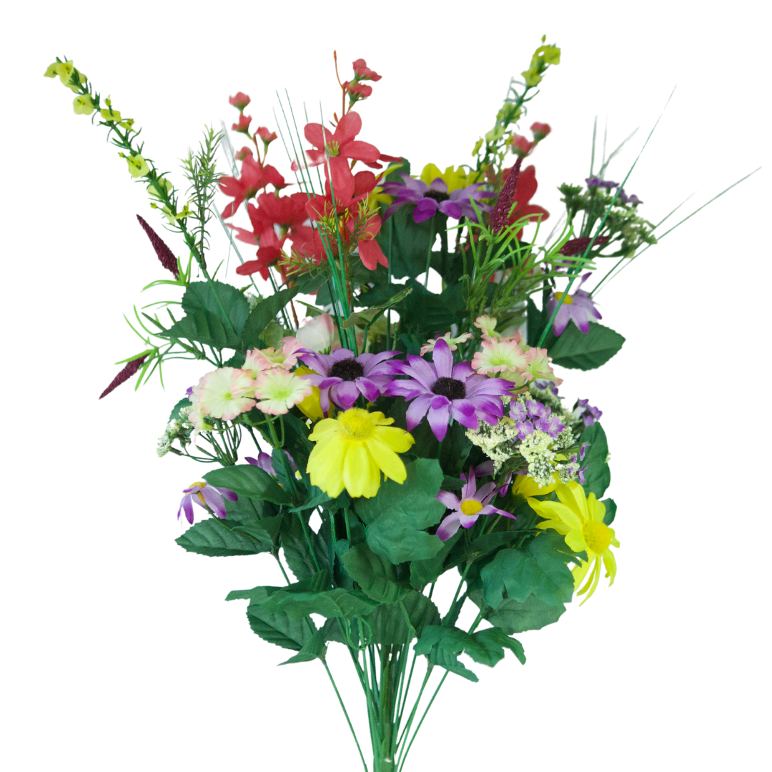 GPB641 Wildflower Bush X 24 - R – Leggs Manufacturing